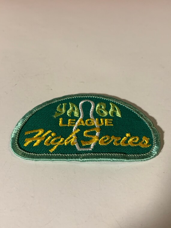 1980s Bowling League High Series Patch, YABA League Y… - Gem