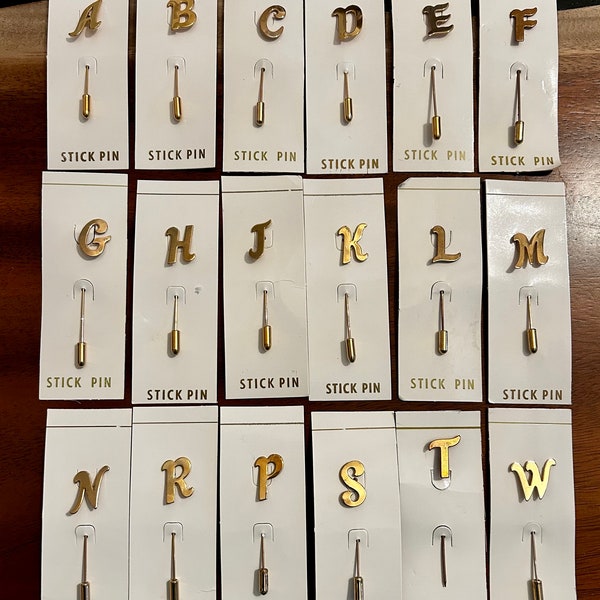 Gold Stick Pin - Etsy