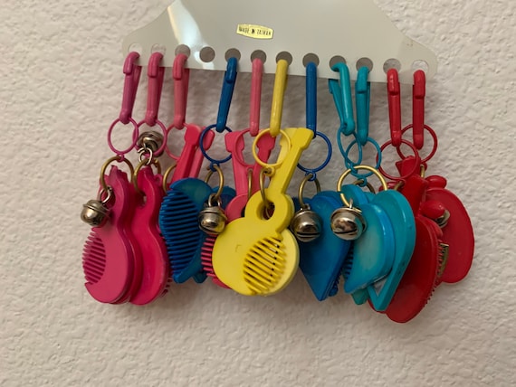 1980s Bell Clip Charms Comb with Mirror New Collectib… - Gem