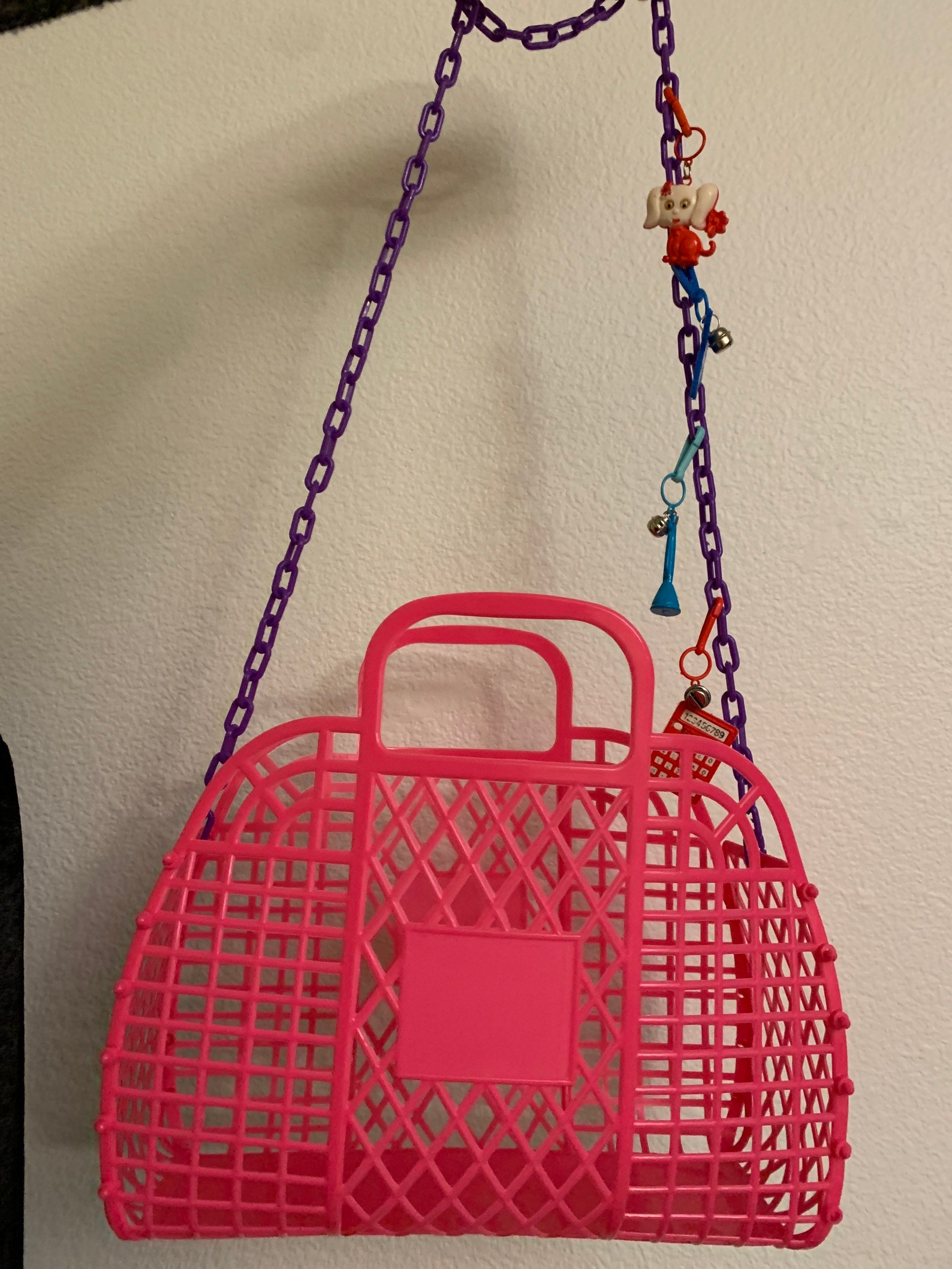 Retro Jelly Purse With Removable Crossbody Chain Totally 80s - Etsy