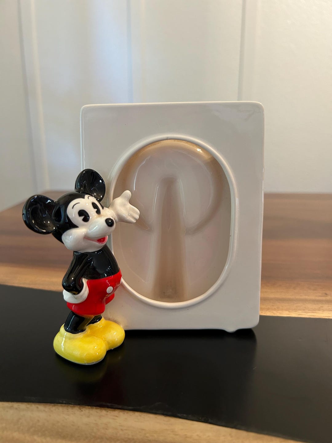 Vintage Mickey Mouse Picture Frame Ceramic Disney Japan - Etsy