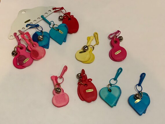 1980s Bell Clip Charms Comb with Mirror New Collectib… - Gem