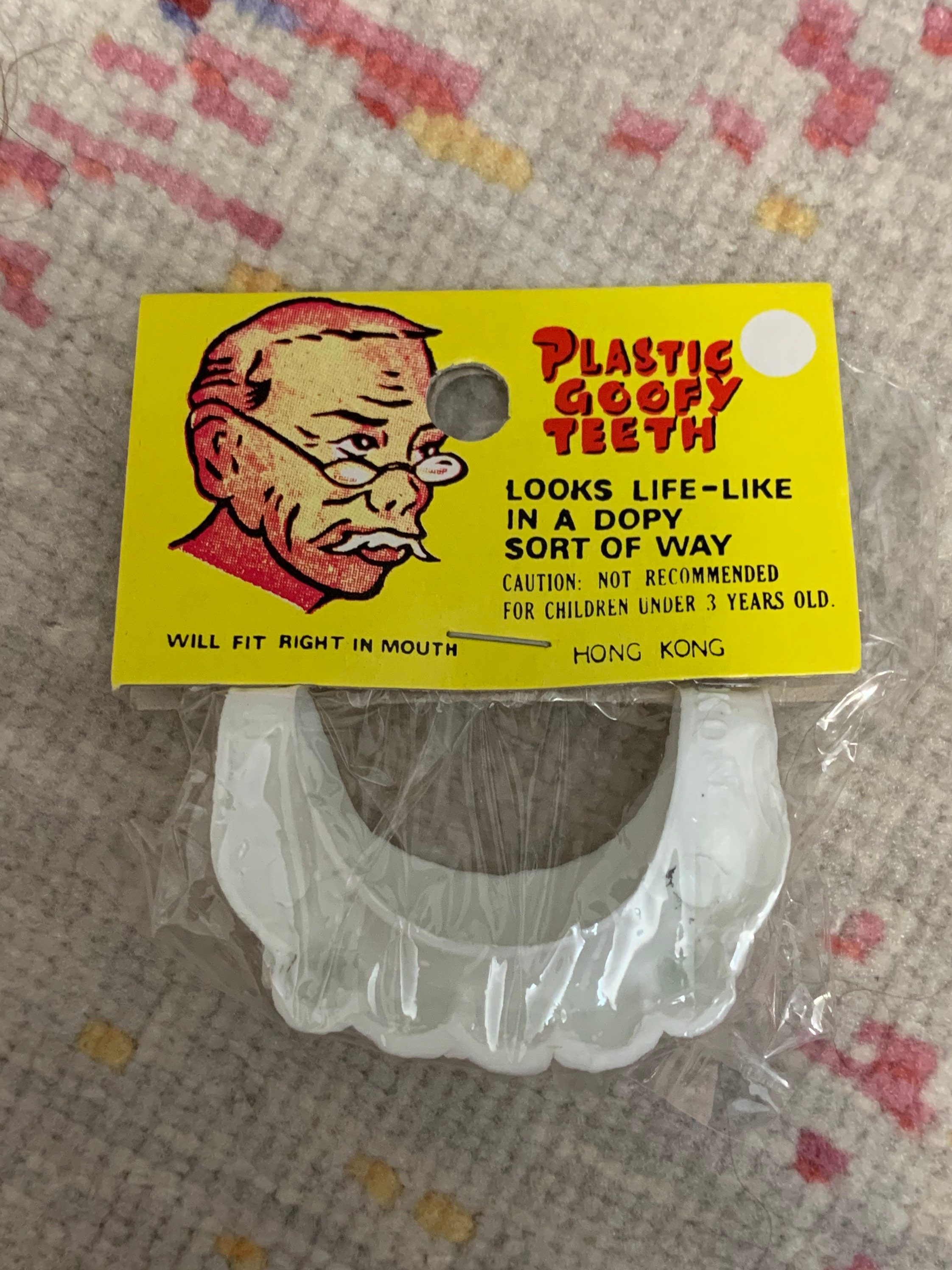 Rare Vintage 1980s Plastic Goofy Teeth With Original Packaging - Etsy