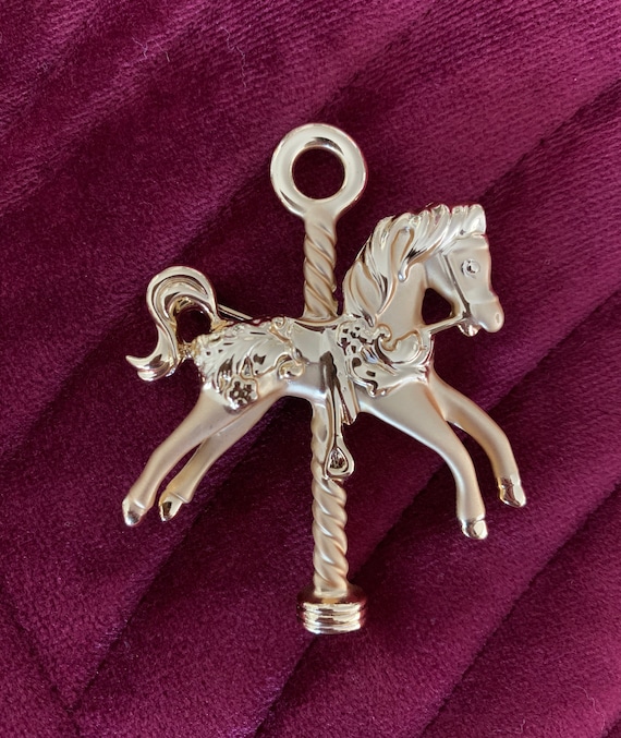 vintage 80s carousel gold - Gem