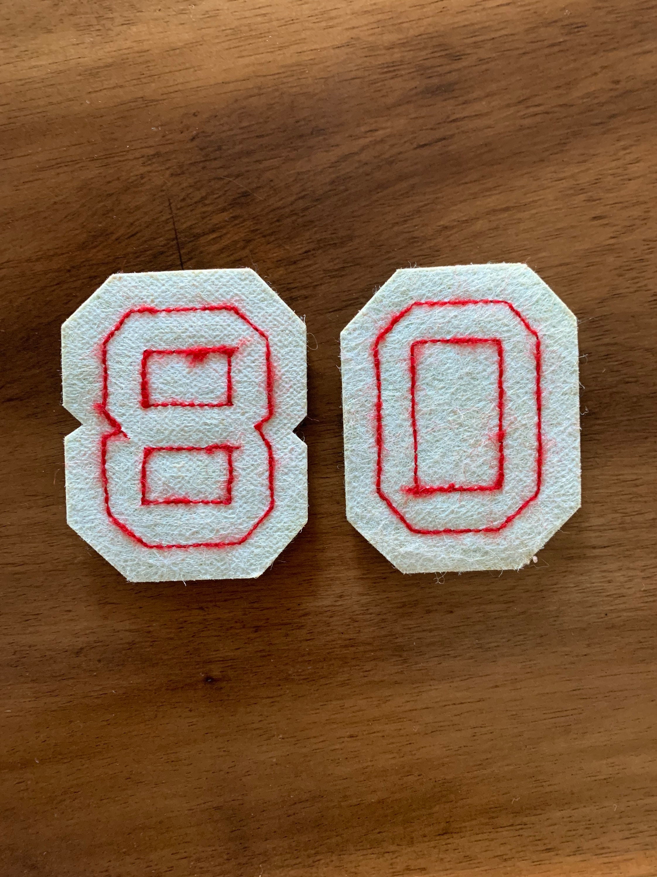 Vintage 1980s Patches 80 Blue and Red Includes Both Patches - Etsy