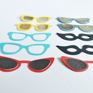 Miniature Glasses Papercraft Embellishments Spectacles Scrapbooking ...