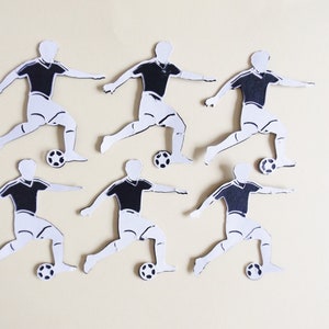 Football Papercraft Sports Embellishments Soccer Scrapbook Ephemera ...