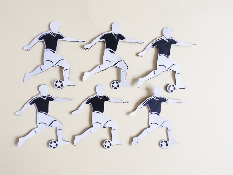 Football Papercraft Embellishments Soccer Sports Scrapbook Ephemera ...