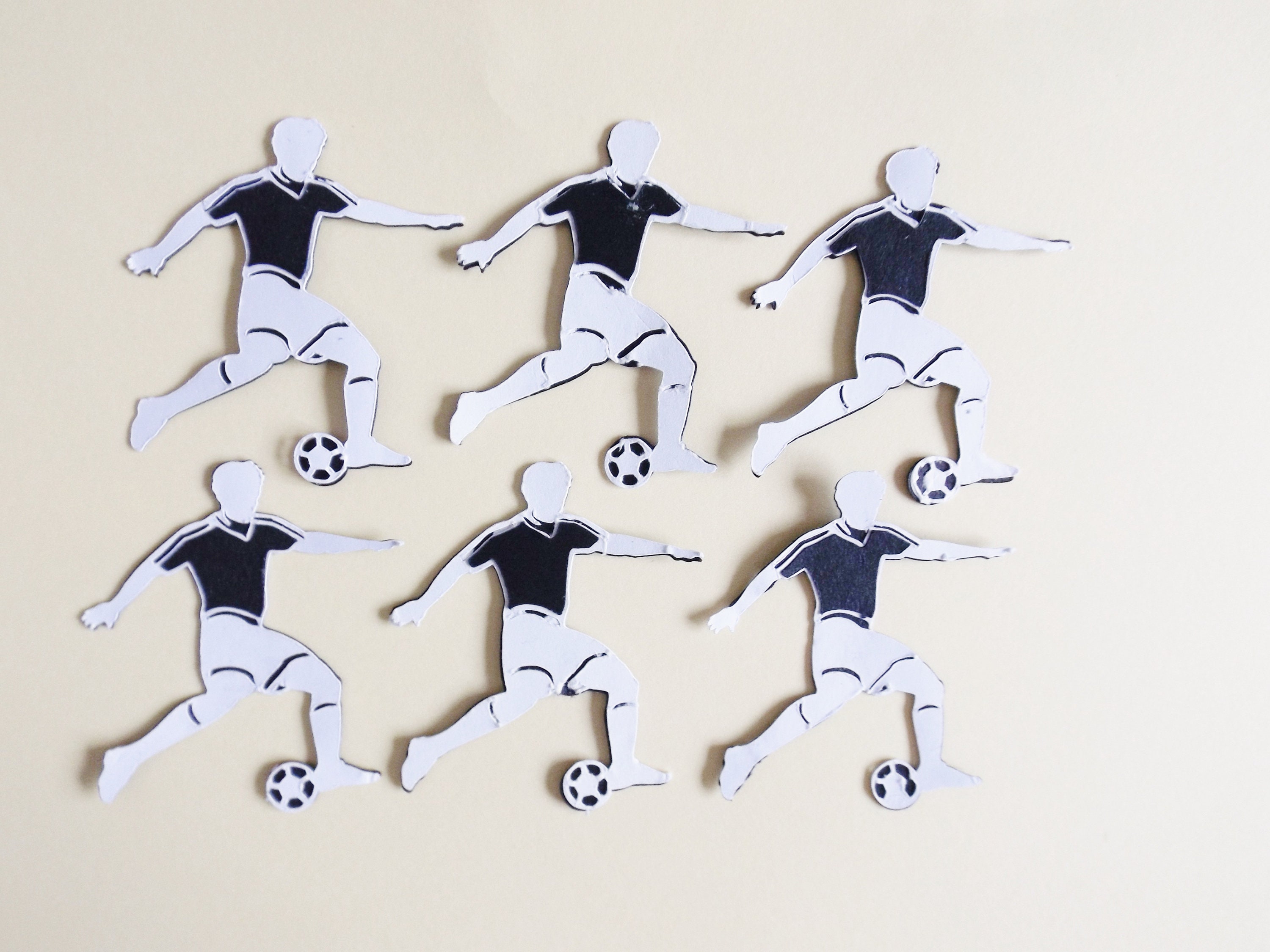 Football Papercraft Embellishments Soccer Sports Scrapbook Ephemera ...