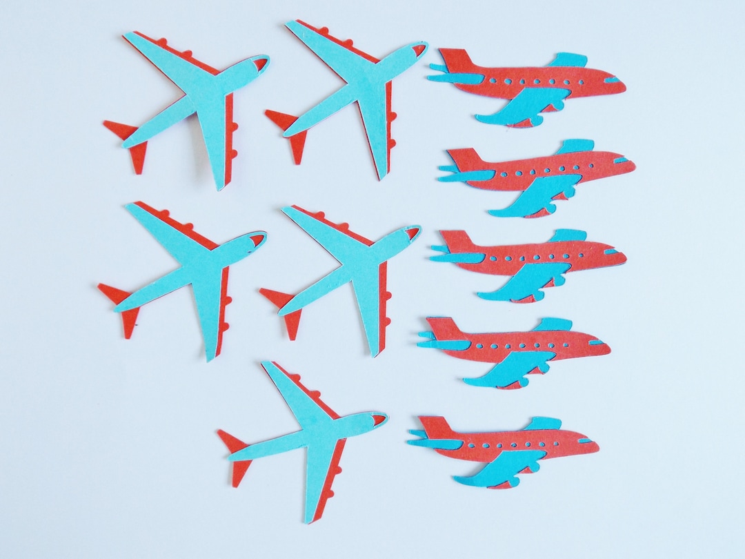 Aeroplanes Jumbo Jets Papercraft Embellishments Travel Transport ...