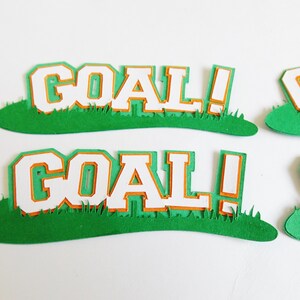 Sports Goal Phrase Papercraft Embellishments Sporty Scrapbooking ...