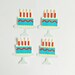 Birthday Cakes Papercraft Embellishments Handmade Celebration Party ...