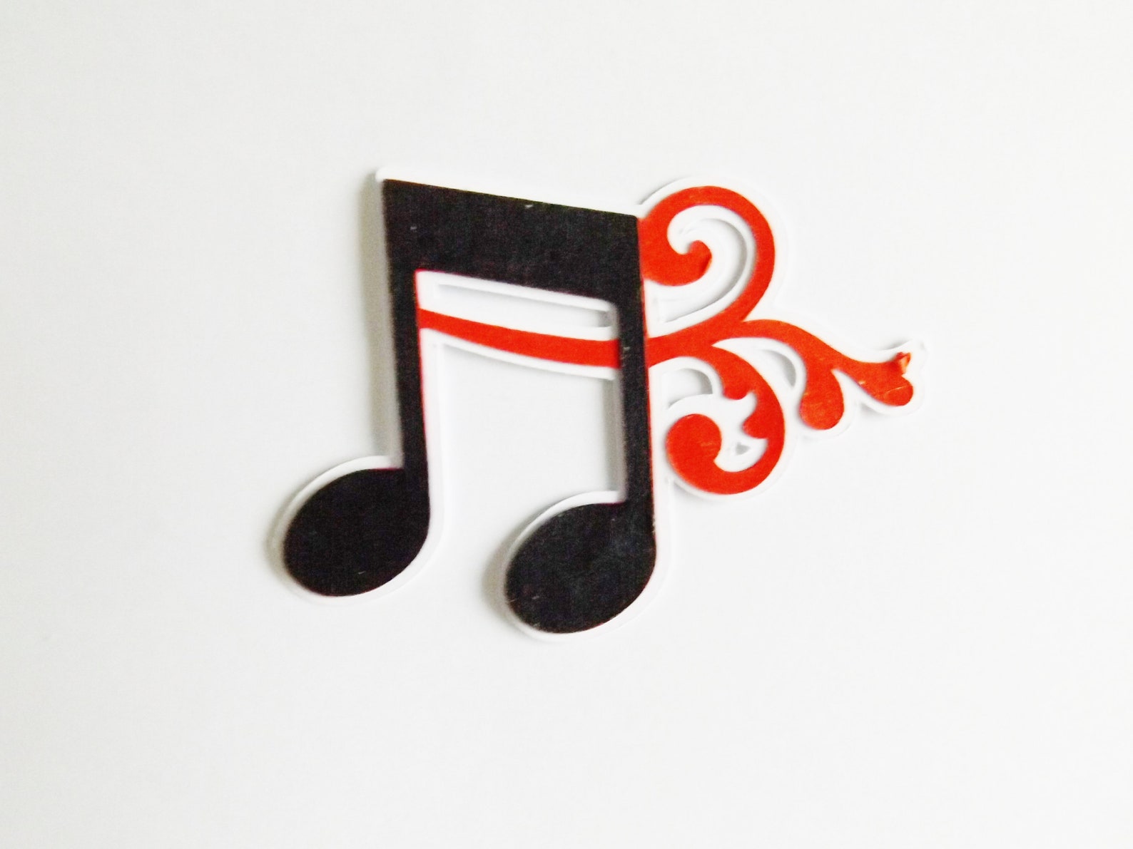 Musical Notes Papercraft Embellishments Flourish Music - Etsy UK