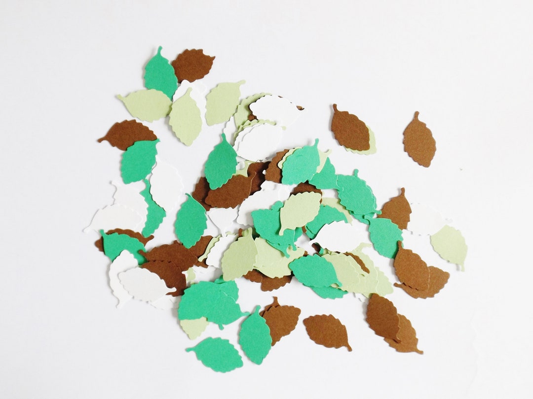 Leaves Foliage Papercraft Embellishments Woodland Leaf Card Making ...