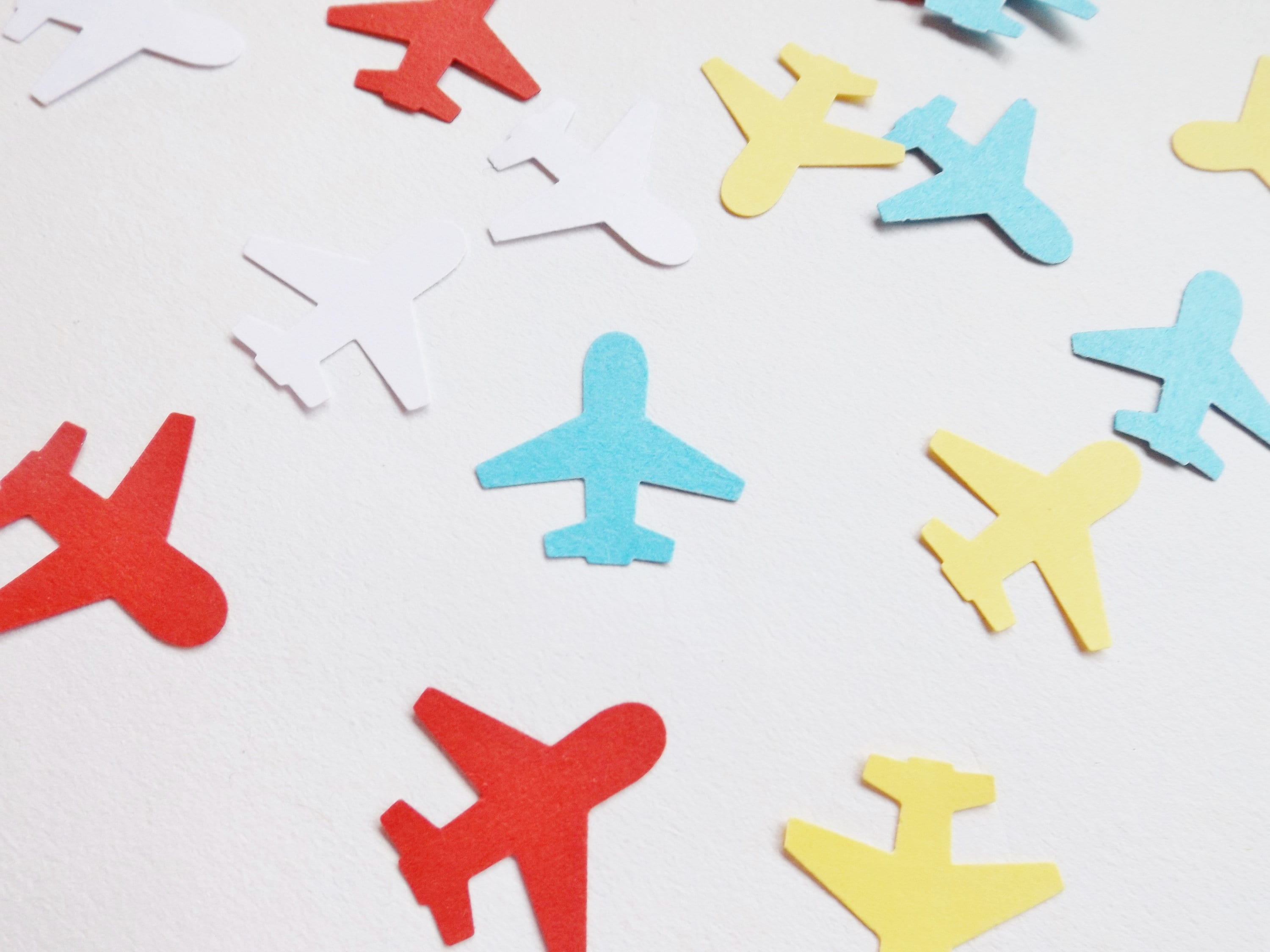 Aeroplanes Travel Papercraft Embellishments Airplane - Etsy