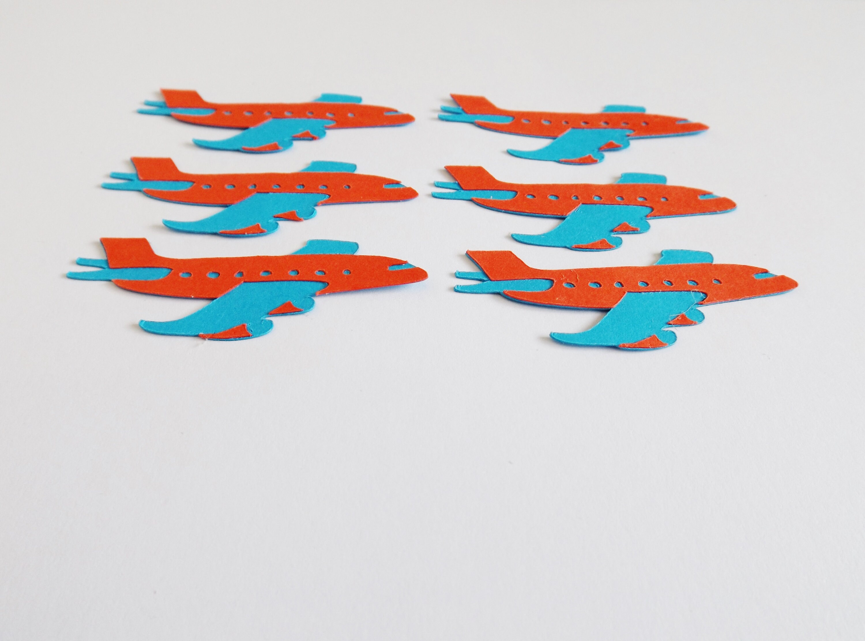 Aeroplanes Jumbo Jets Papercraft Embellishments Travel | Etsy