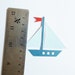 Sailing Yachts Nautical Papercraft Embellishments Sailboats ...