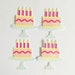 Birthday Cakes Papercraft Embellishments Handmade Celebration Party ...
