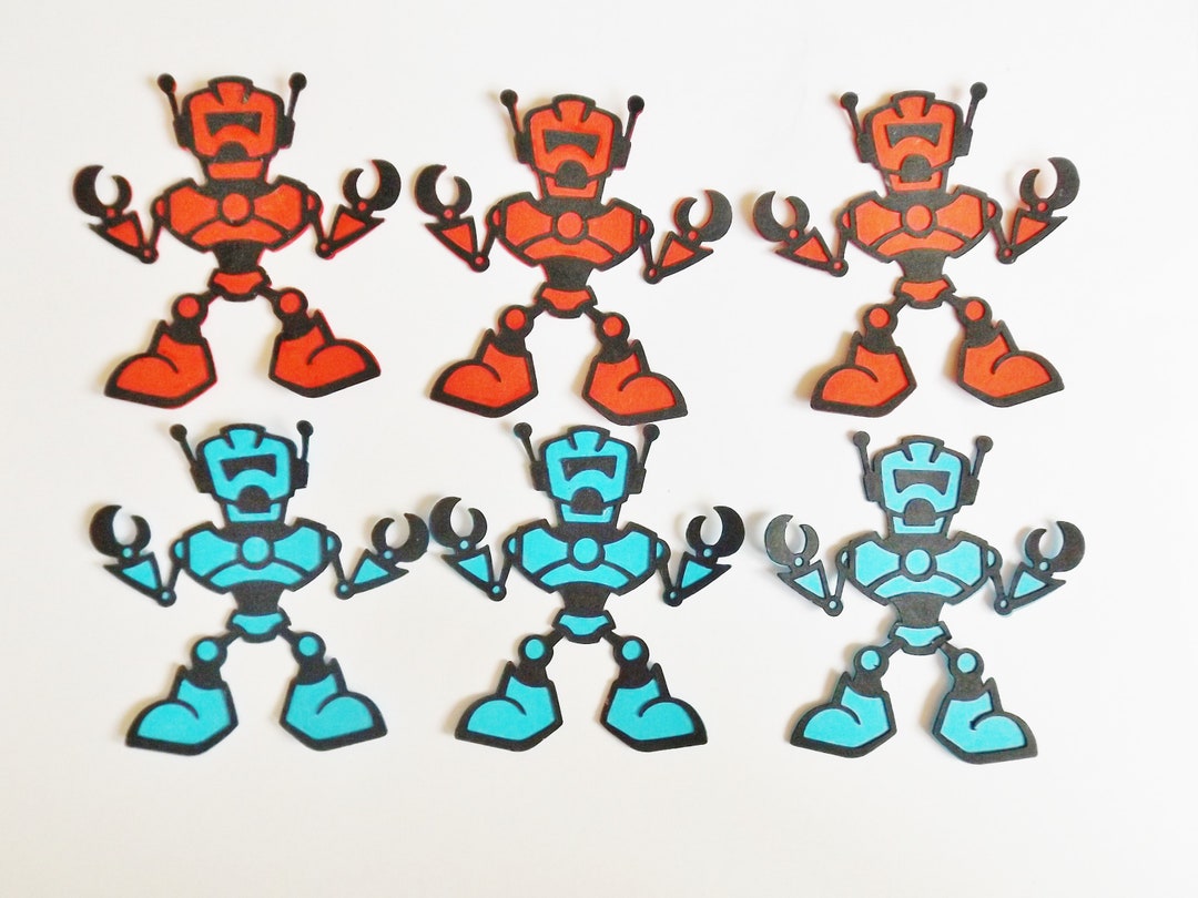Robots Papercraft Embellishments Kids Crafts Aliens Scrapbooking ...