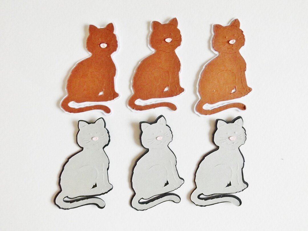 Cats Kittens Papercraft Embellishments Pet Cat Animal Scrapbooking ...