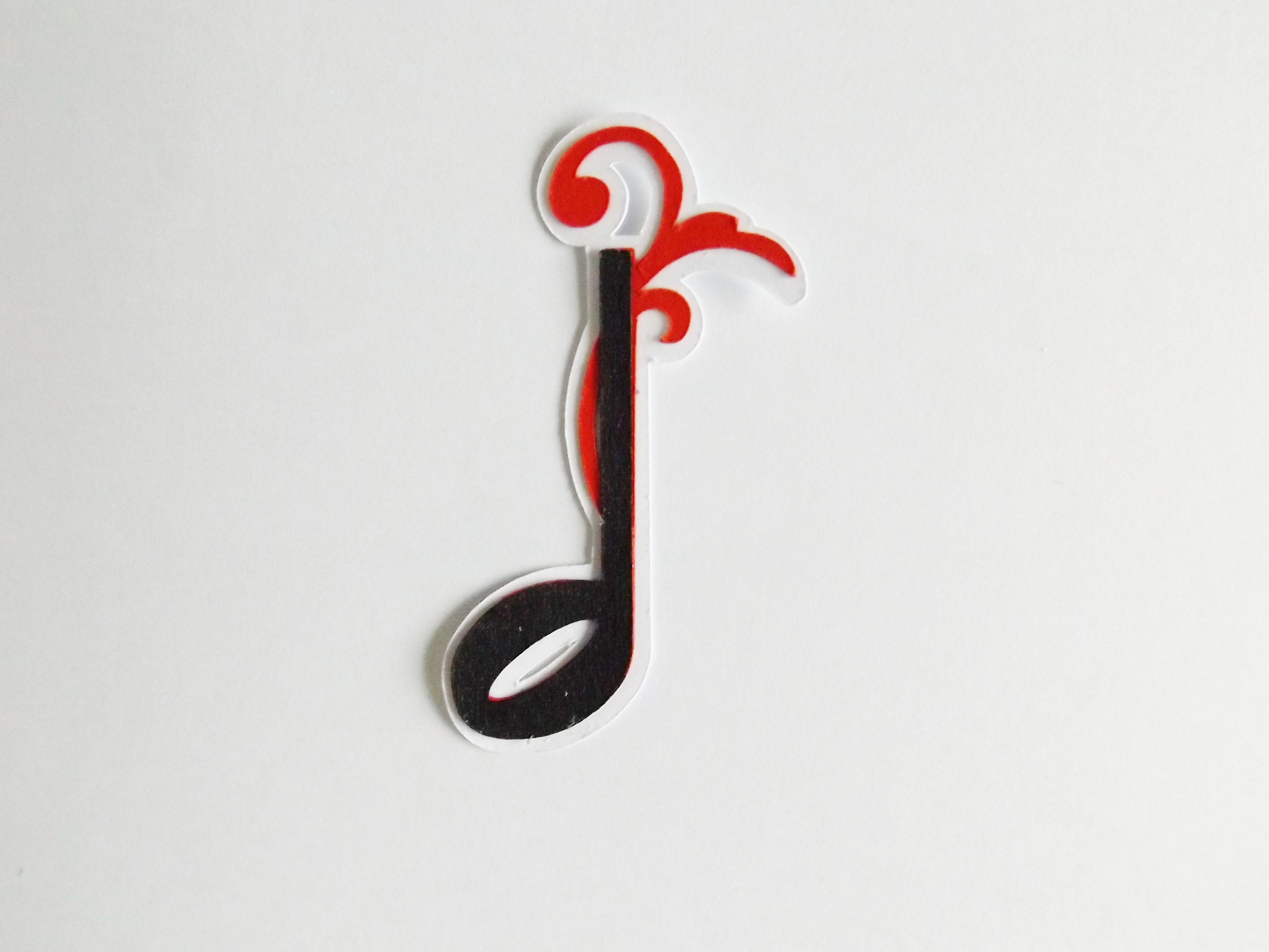 Musical Notes Papercraft Embellishments Flourish Music Scrapbooking ...