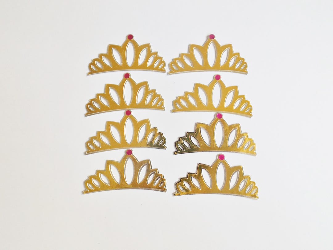 Princess Papercraft Embellishments Tiaras Crowns Scrapbooking Ephemera ...