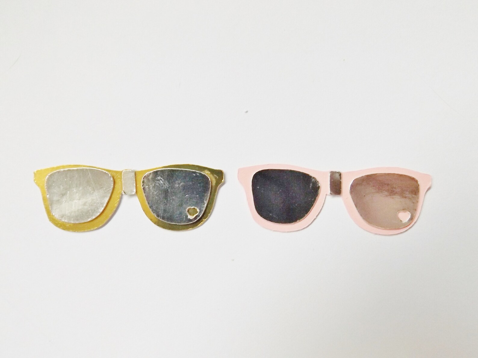 Miniature Sunglasses Papercraft Embellishments Holiday Summer Etsy