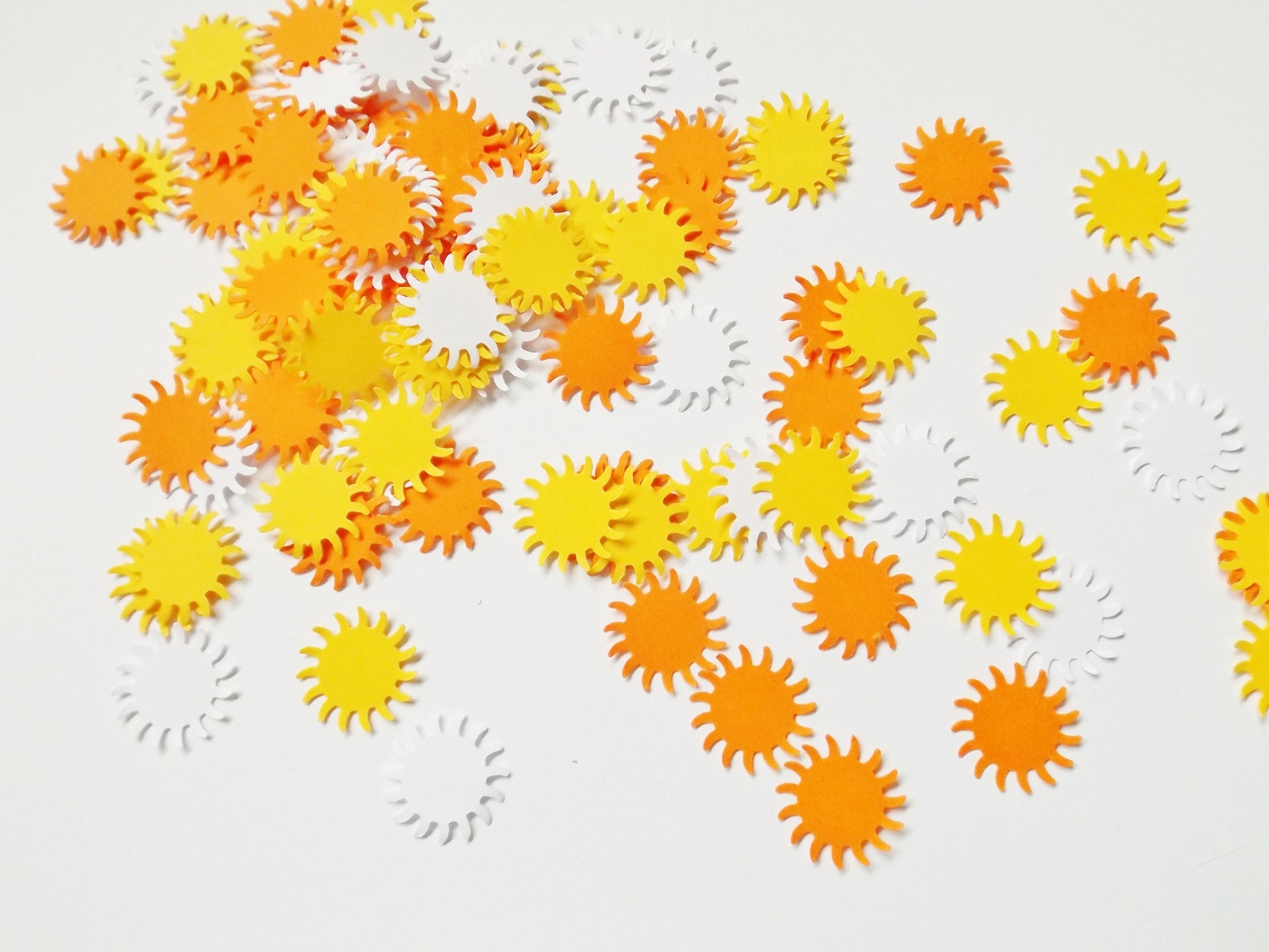 Sunshine Papercraft Embellishments Sun Table Confetti - Etsy