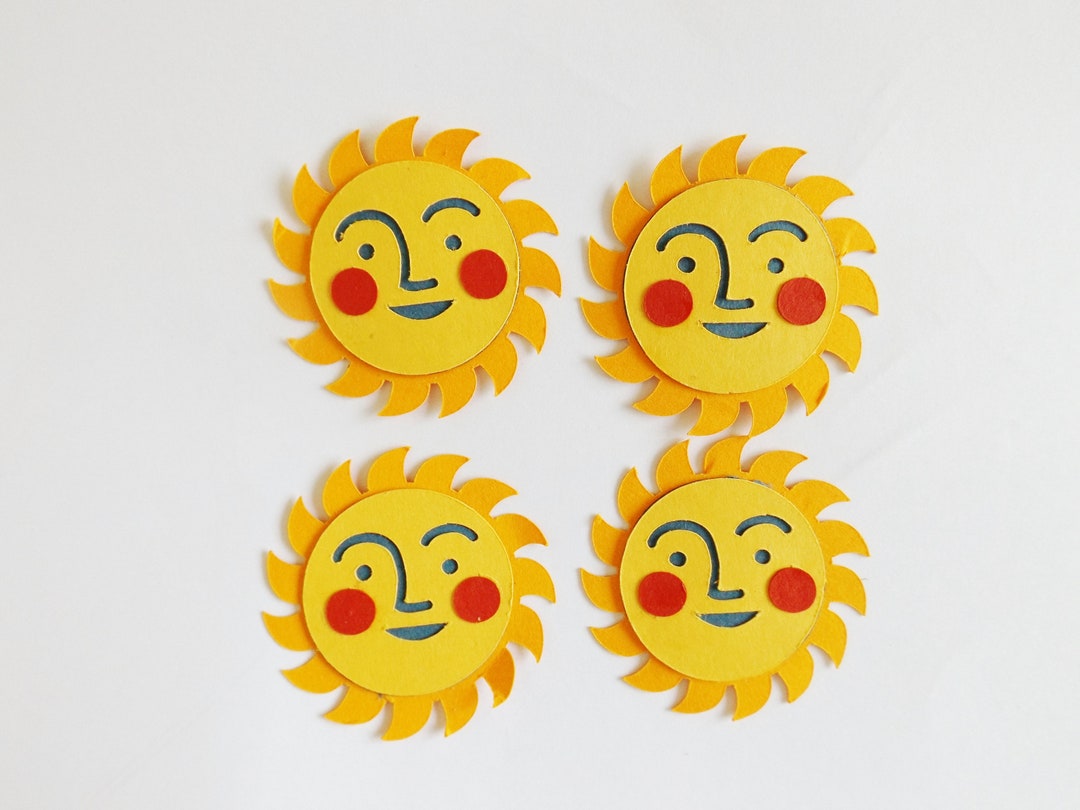 Sunshine Papercraft Embellishments Weather Suns Scrapbooking Ephemera ...