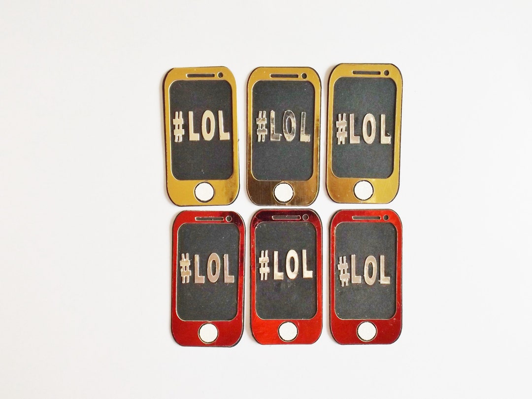 Mobile Phones Papercraft Embellishments LOL Scrapbooking Ephemera Card ...