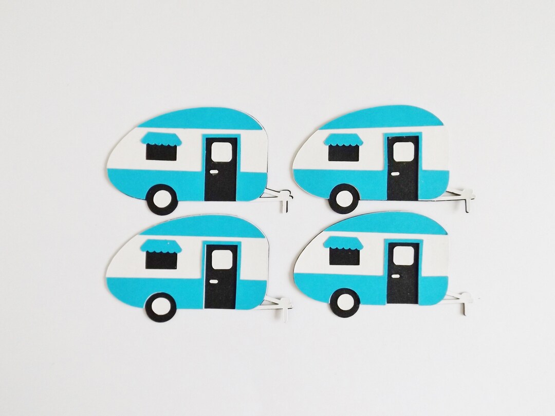Campers Papercraft Embellishments Camping Scrapbooking Ephemera ...