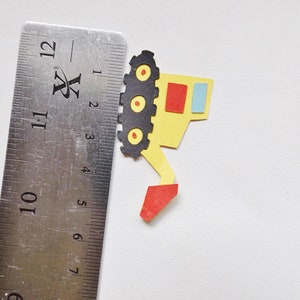 Trucks Diggers Construction Papercraft Embellishments Handmade ...