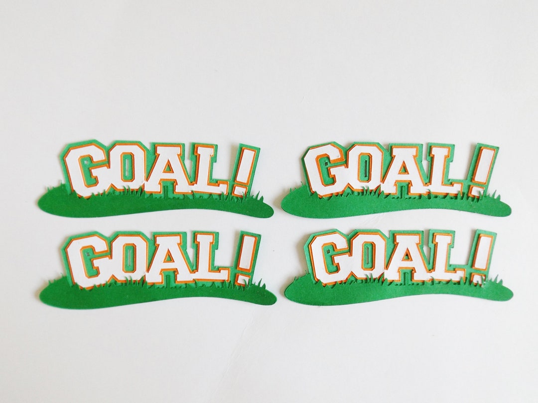 Sports Goal Phrase Papercraft Embellishments Sporty Scrapbooking ...