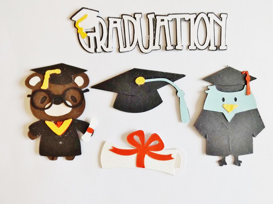 Graduation School Papercraft Embellishments Teachers Scrapbooking ...