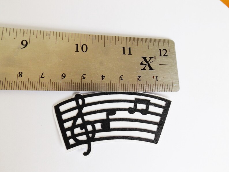 Music Sheets Notes Papercraft Embellishments Musical - Etsy