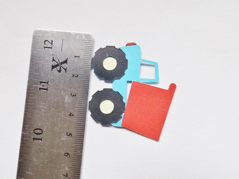 Trucks Diggers Construction Papercraft Embellishments - Etsy