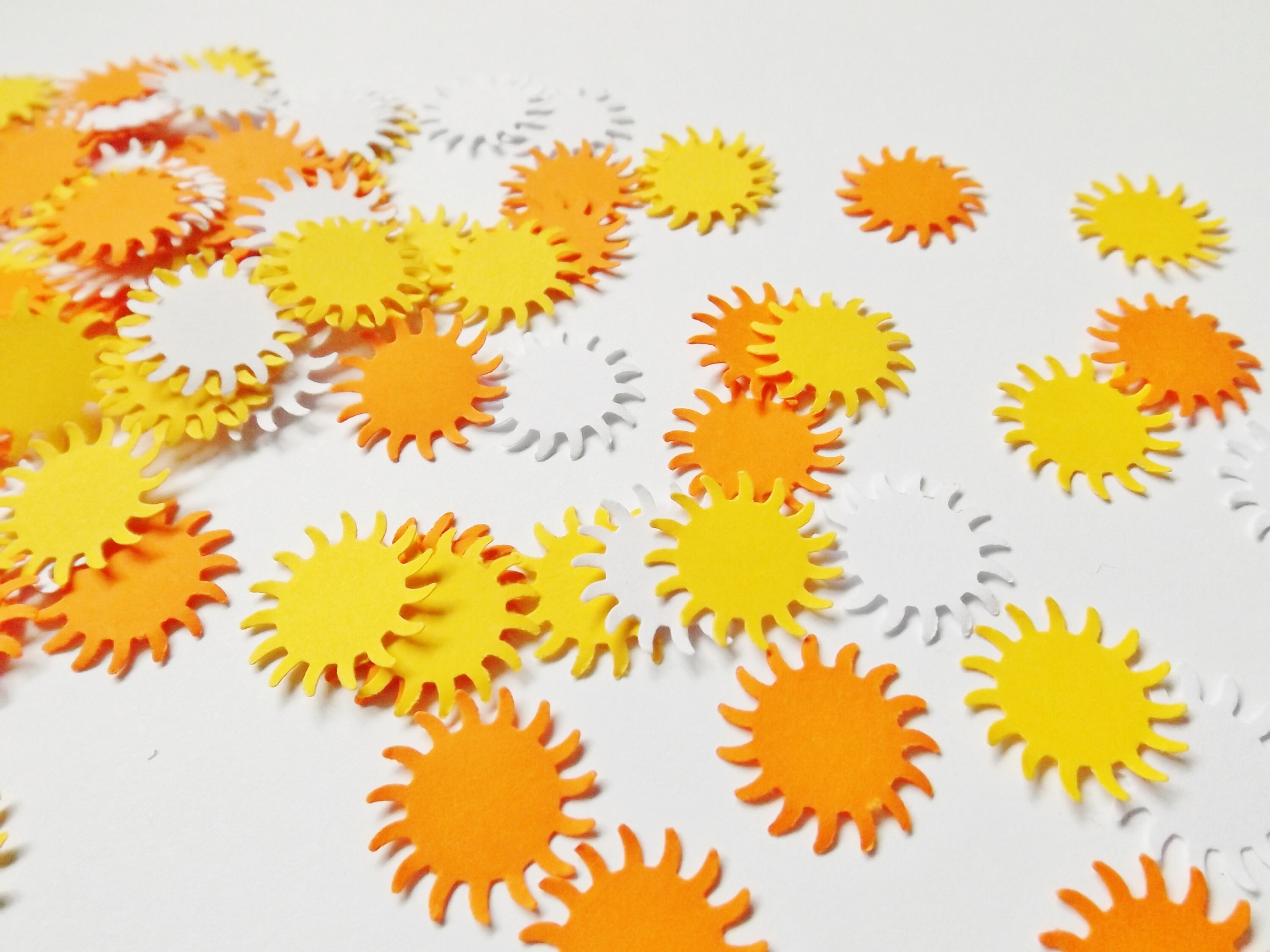 Sunshine Papercraft Embellishments Sun Table Confetti - Etsy