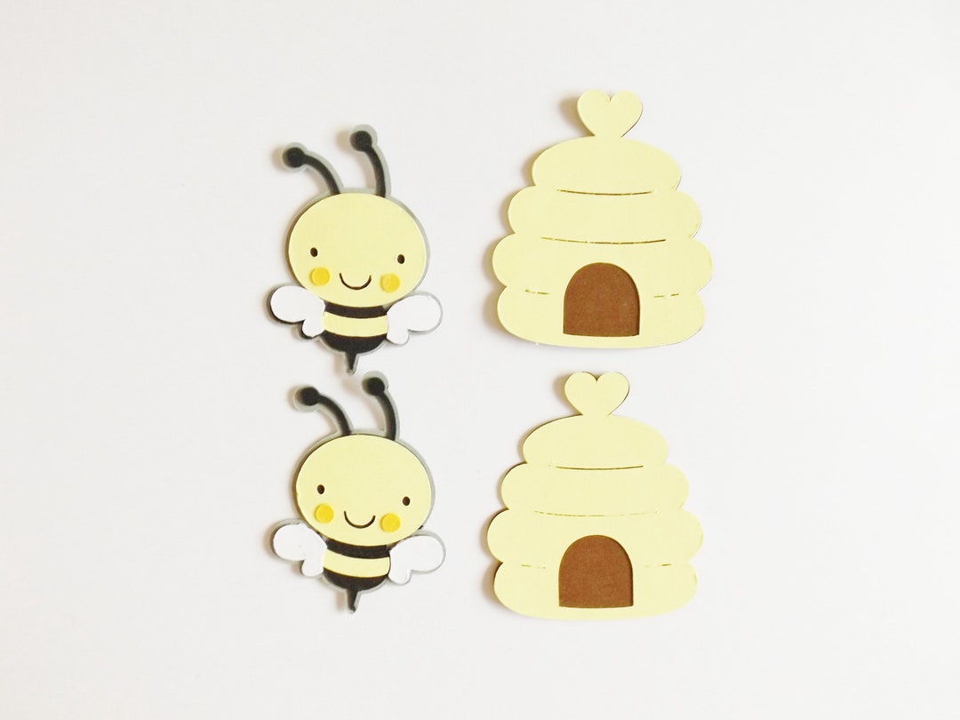 Bees Hives Papercraft Embellishments Honey Bee Scrapbooking Ephemera ...