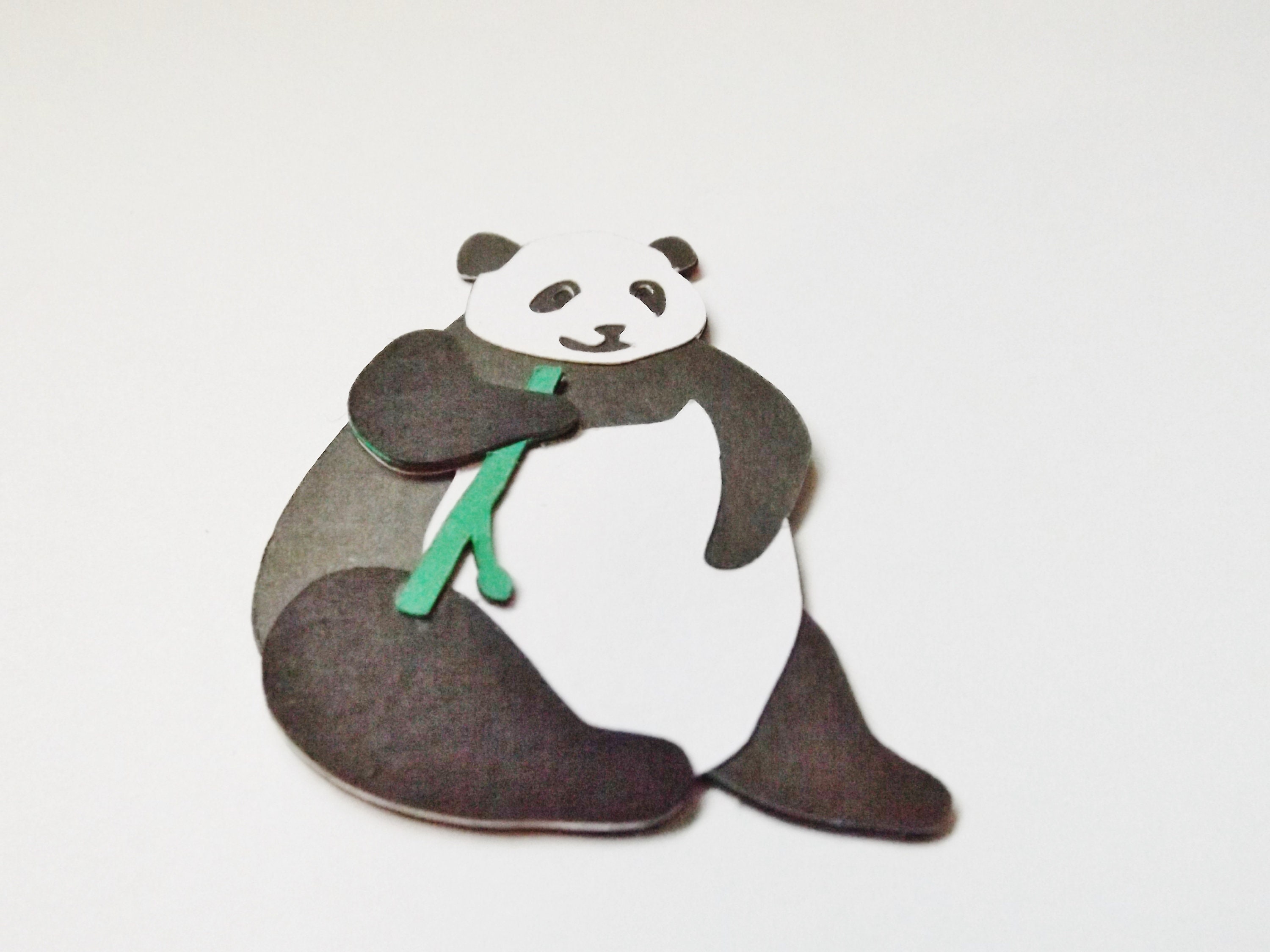 Panda Bears Wildlife Animals Papercraft Embellishments - Etsy UK