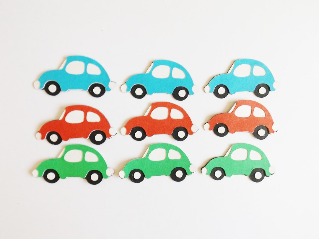Miniature Cars Papercraft Embellishments Vehicle Scrapbooking Ephemera ...