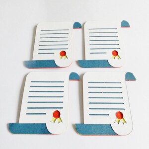 Certificates Scrolls Papercraft Embellishments Graduation Scrapbooking ...