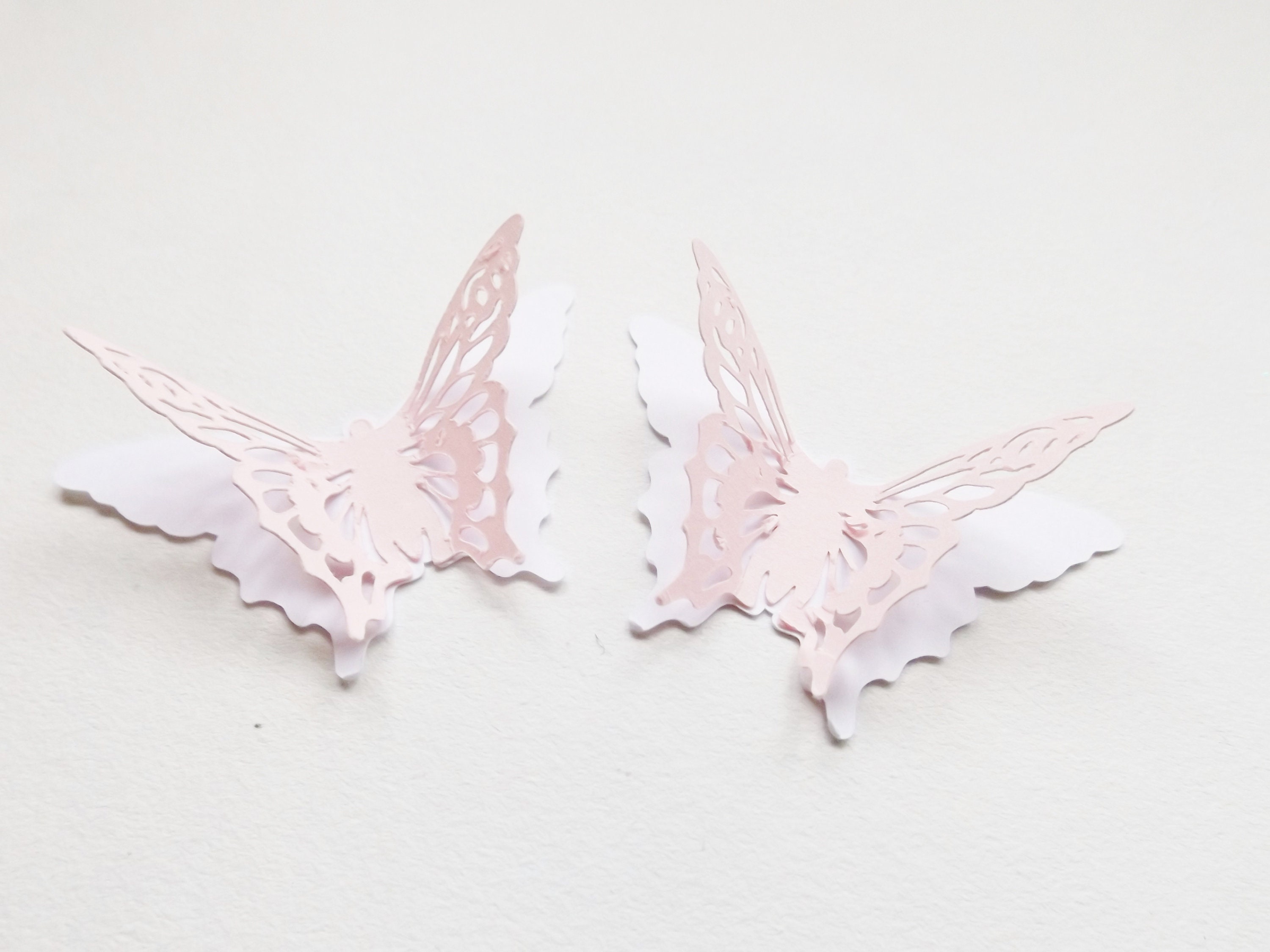 Butterfly Papercraft Embellishments Scrapbooking Elegant - Etsy