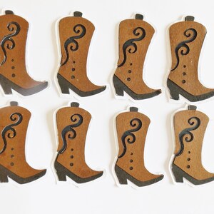 Cowboy Boots Papercraft Embellishments Clothing Fashion Scrapbooking ...