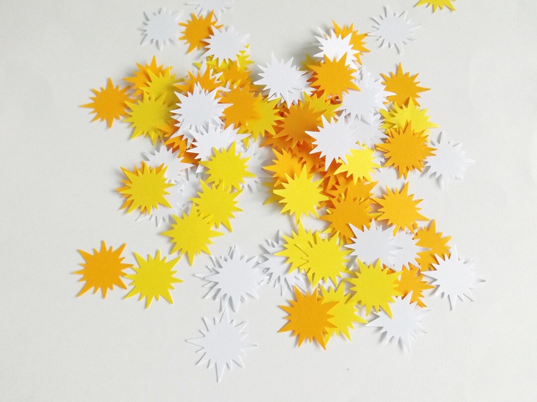 Sunshine Papercraft Embellishments Sun Confetti Scrapbooking Ephemera ...