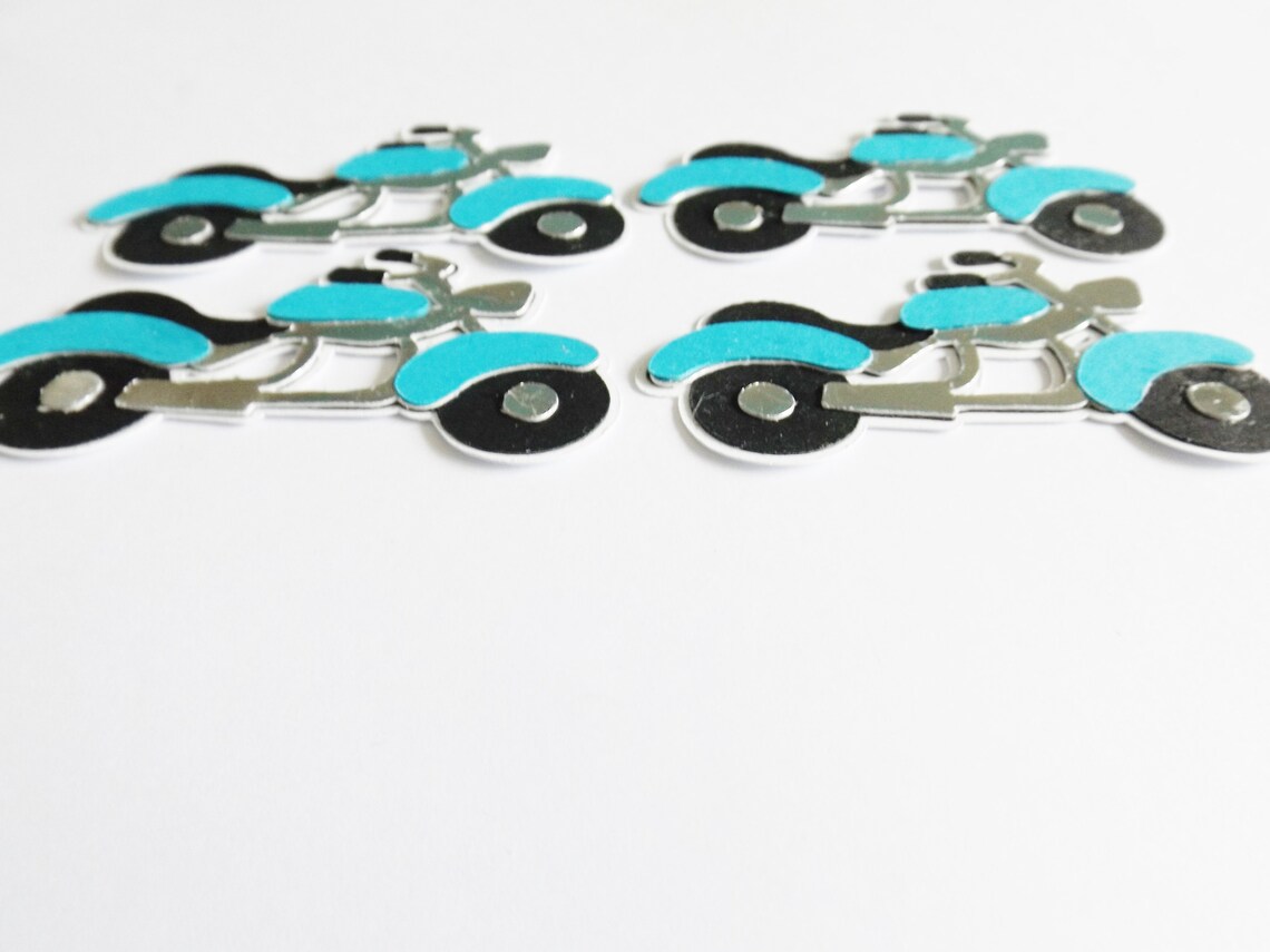 Motorcycles Papercraft Embellishments Biker Scrapbooking Ephemera Bikes ...