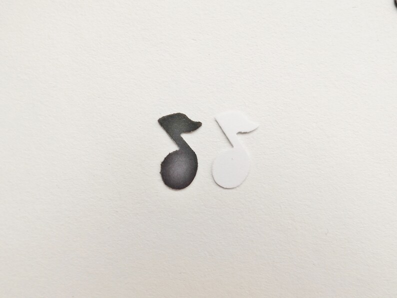 Music Notes Papercraft Embellishments Musical Confetti - Etsy