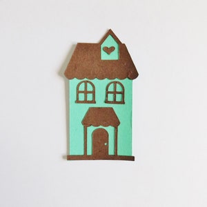 Houses Papercraft Embellishments Cottage Scrapbooking Ephemera Homes ...