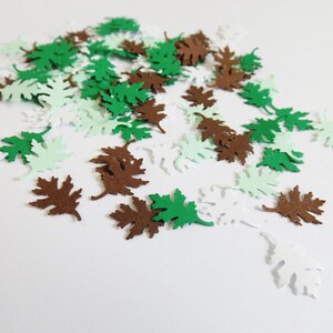 Leaves Foliage Papercraft Embellishments Woodland Plant Tree Leaf Card ...