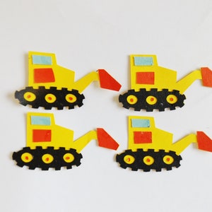 Trucks Diggers Construction Papercraft Embellishments Handmade ...