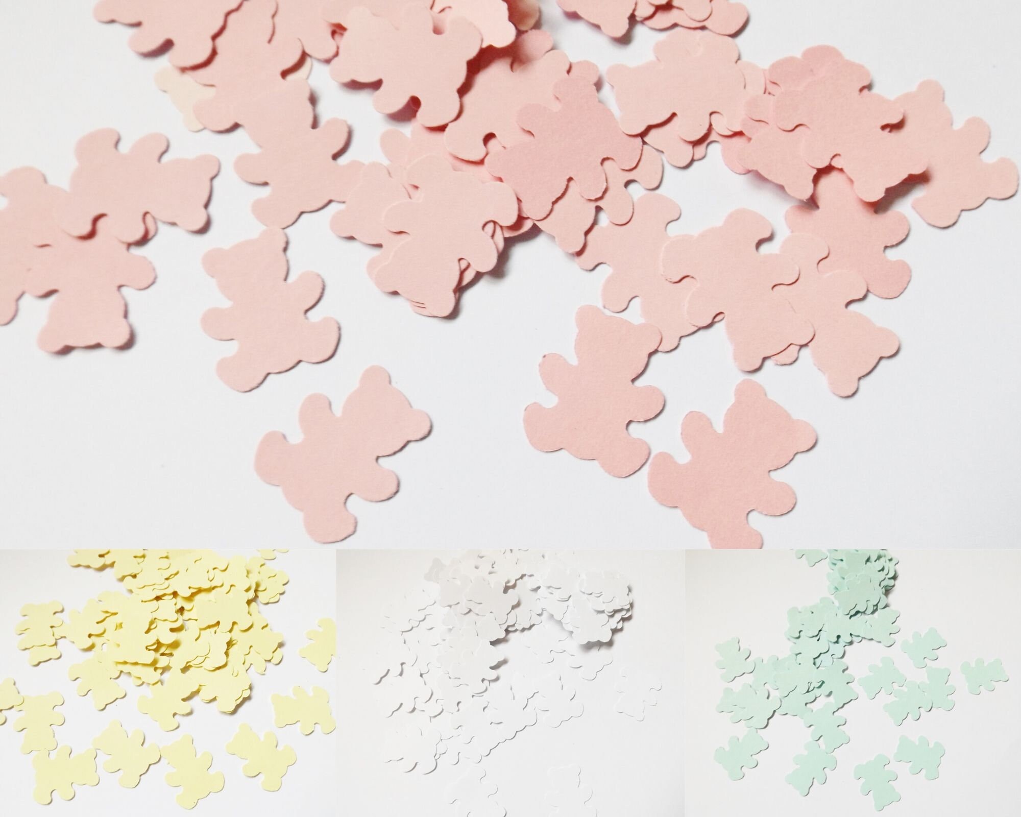 Teddy Bears Papercraft Embellishments Baby Party Table | Etsy